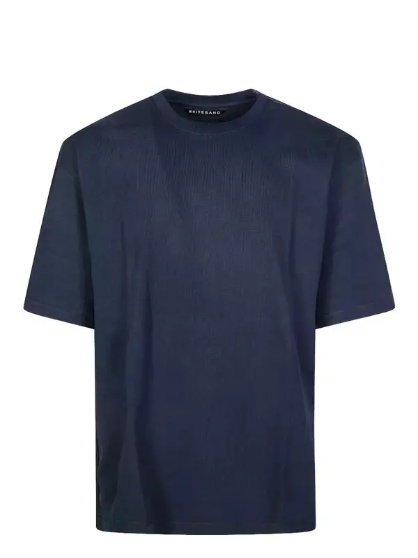 WHITE SAND Crew-neck T-shirt - Blue