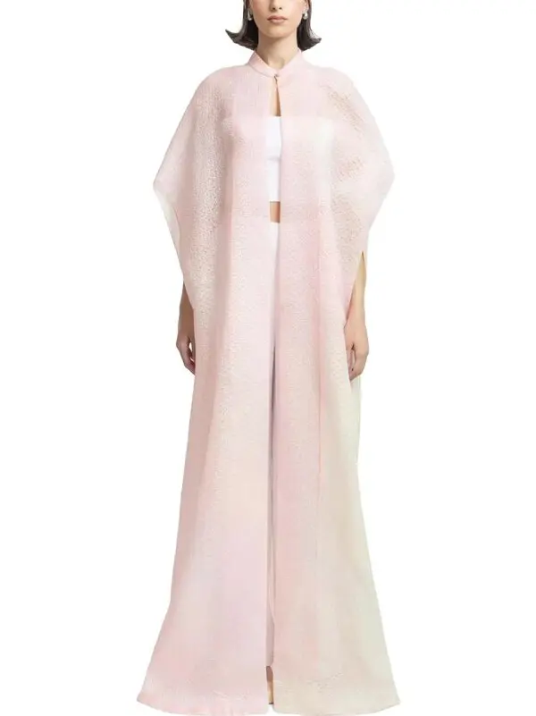 GEMY MAALOUF Floor-length Open Maxi Dress - Pink