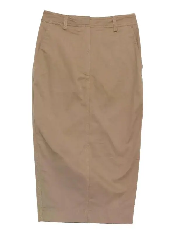 THELATEST Pencil Midi Skirt - Neutrals