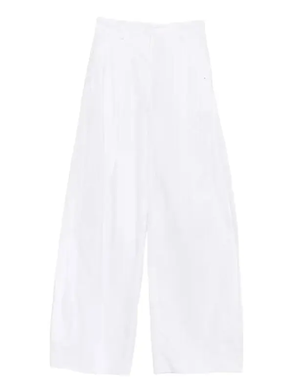 THELATEST Billie Pleated Trousers - White