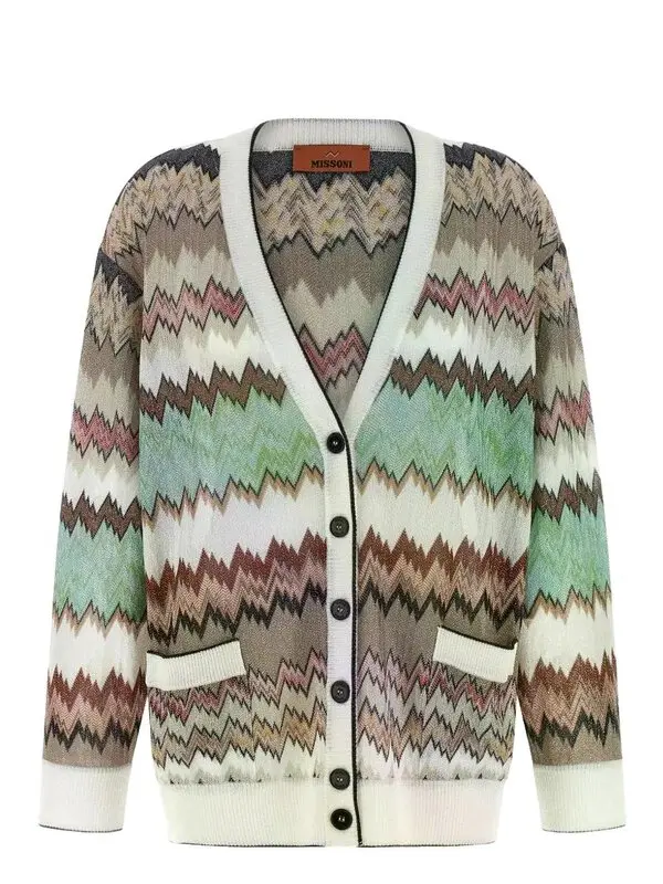 Missoni Zigzag-knit Cardigan - White