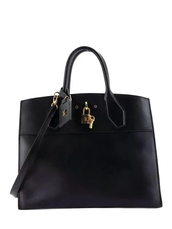 LOUIS VUITTON City Steamer Gm Satchel - Black