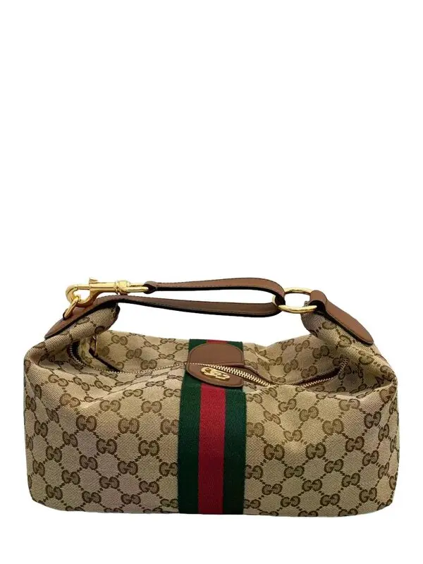 Gucci Vanity Web-stripe Handbag - Neutrals