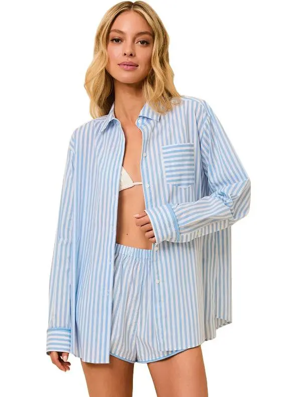 Solid & Striped Avril Button Down Shirt - Stripe