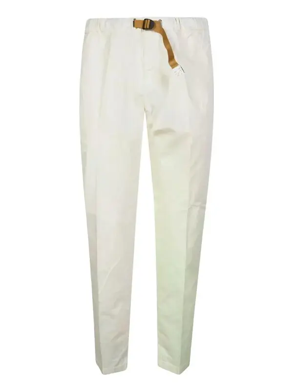 WHITE SAND Elasticated Belt Trousers - Neutrals