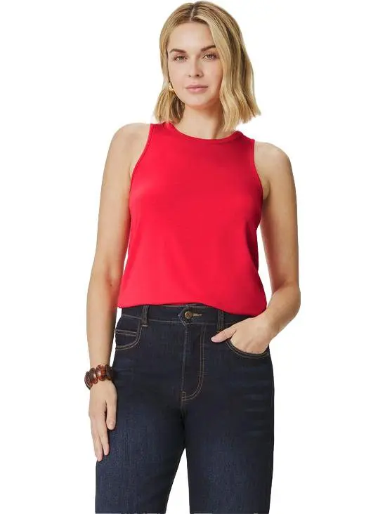 Splendid Bamboo Blend High Neck Tank - Pink / Red
