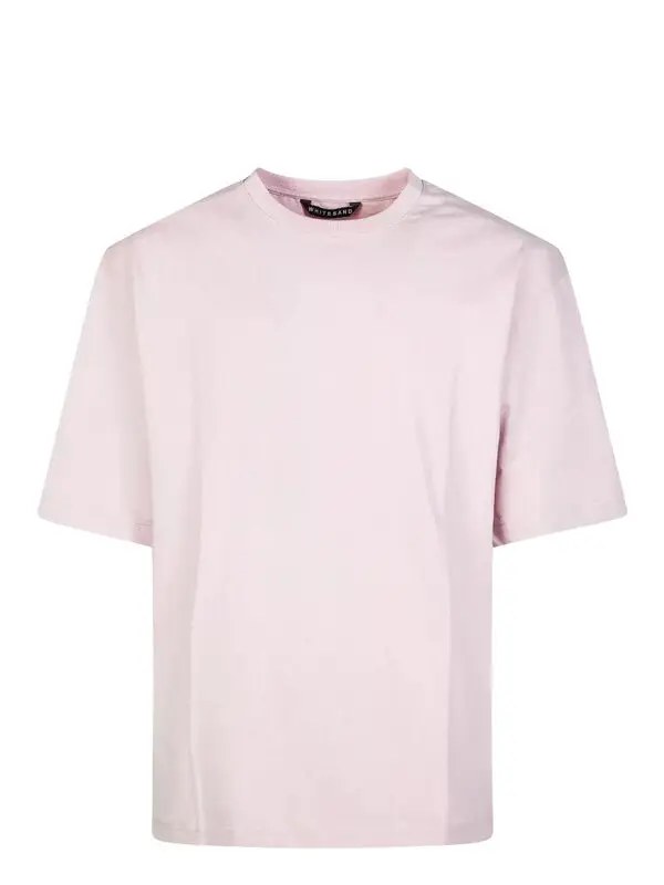 WHITE SAND Crew-neck T-shirt - Pink