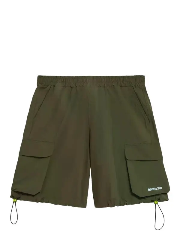 BARROW Cargo Drawstring Shorts - Green