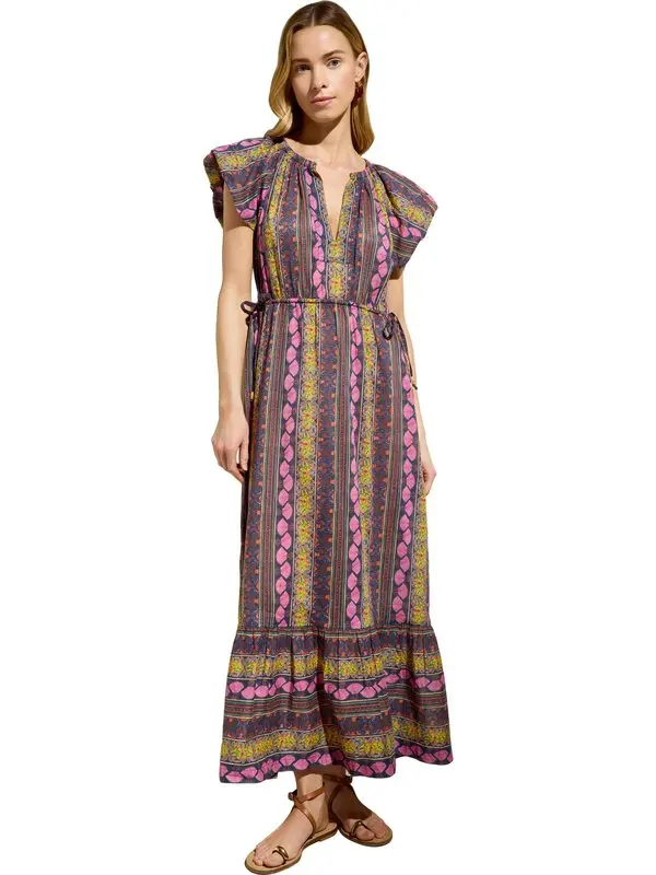MARIE OLIVER Freya Print Maxi Dress - Reef
