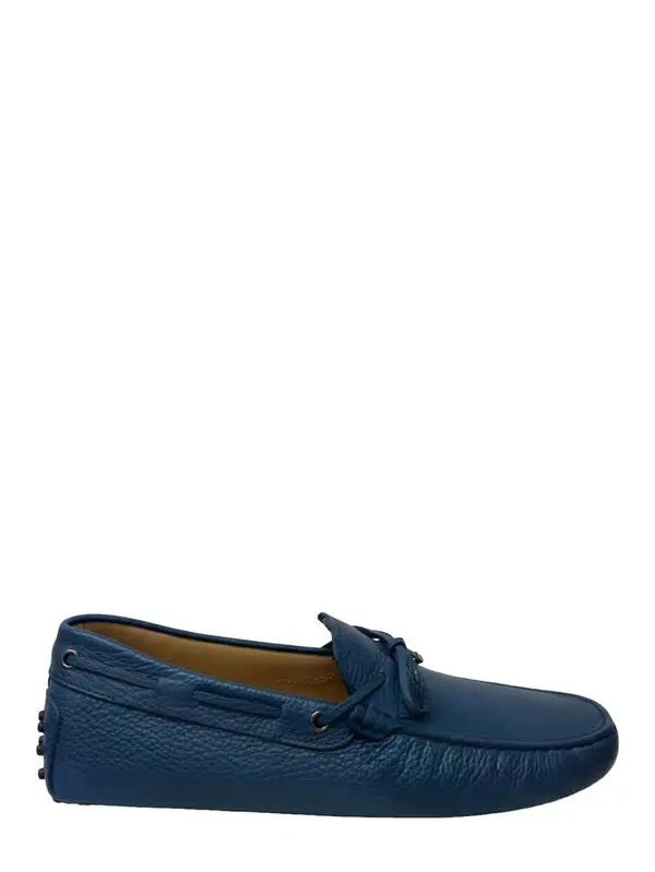 TOD'S T-bar Detail Loafers - Blue