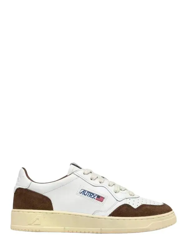 AUTRY Logo-detail Lace-up Sneakers - White