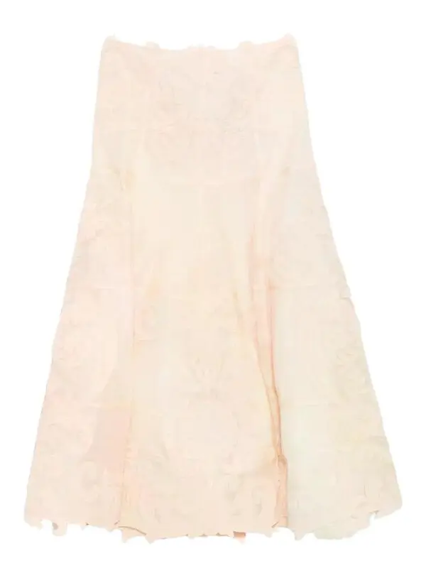 Zimmermann Floral-pattern Midi Skirt - Pink