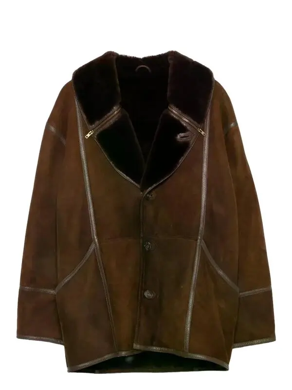 A.N.G.E.L.O. VINTAGE CULT 1980s Shearling Coat - Brown