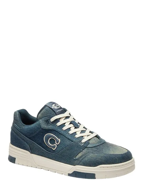 COACH Soho Lace Up Sneakers - Denim