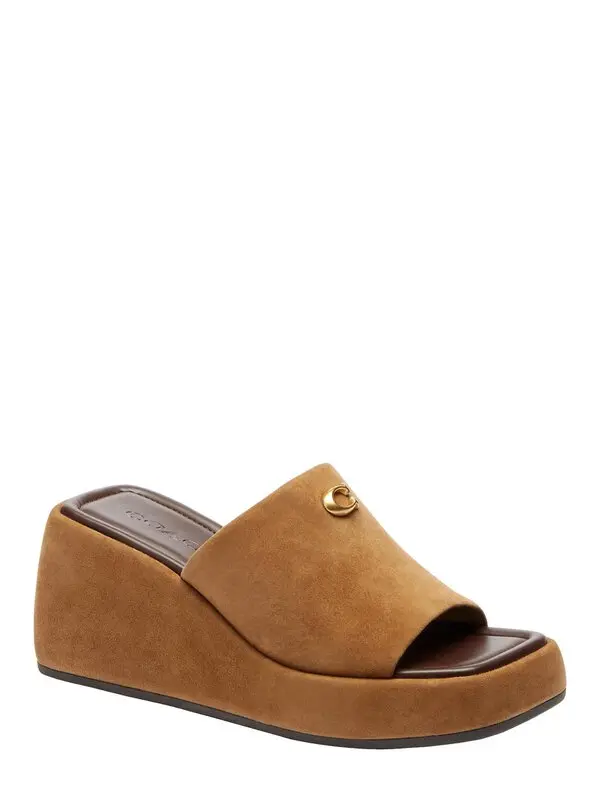 COACH Marie Platform Sandal - Coconut