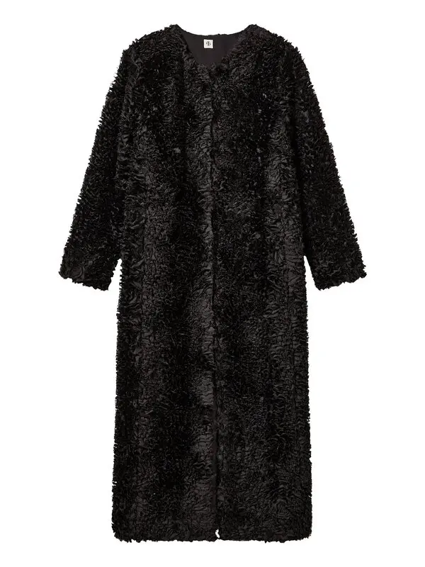 THE GARMENT Hydra Textured Coat - Black