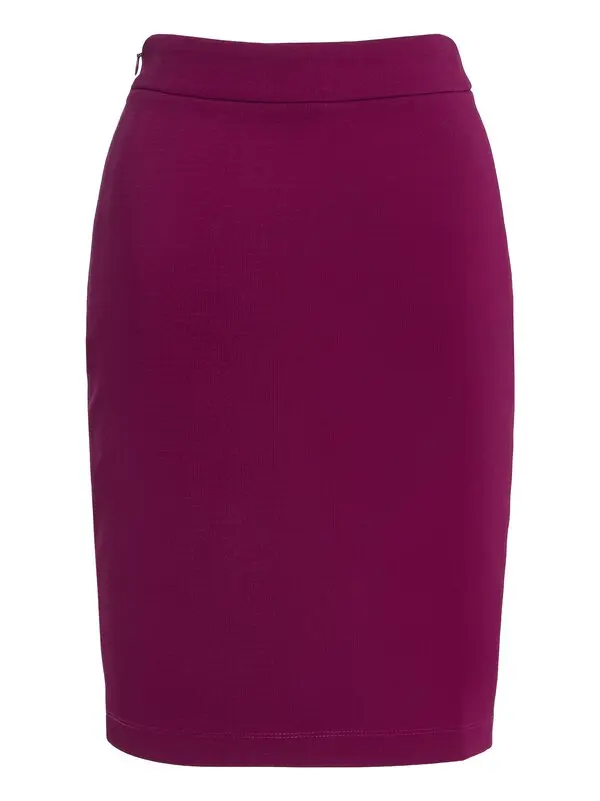 Françoise Pencil Cut Skirt - Purple