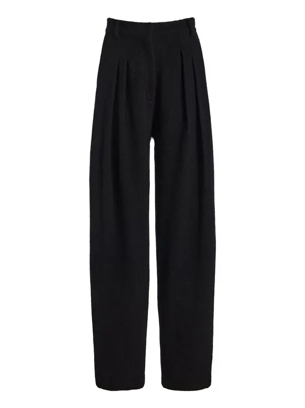 Françoise Vanessa Wool Trousers - Black