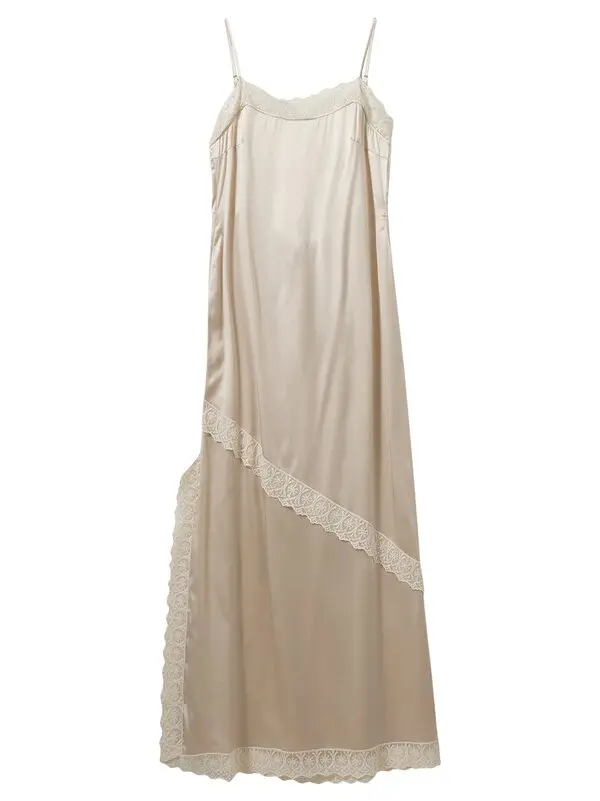 THE GARMENT Cata Lace-trimmed Maxi Dress - White