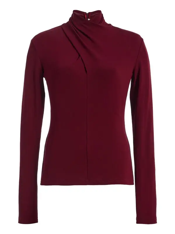 Françoise Felka Long Sleeve Top - Burgundy