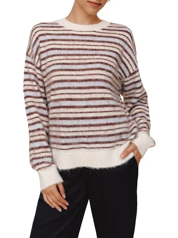 Bella Dahl Striped Sweater - Frosty Stripe