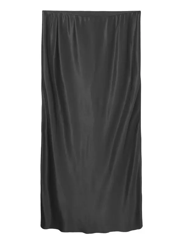 ALFIE Sateen Skirt - Black