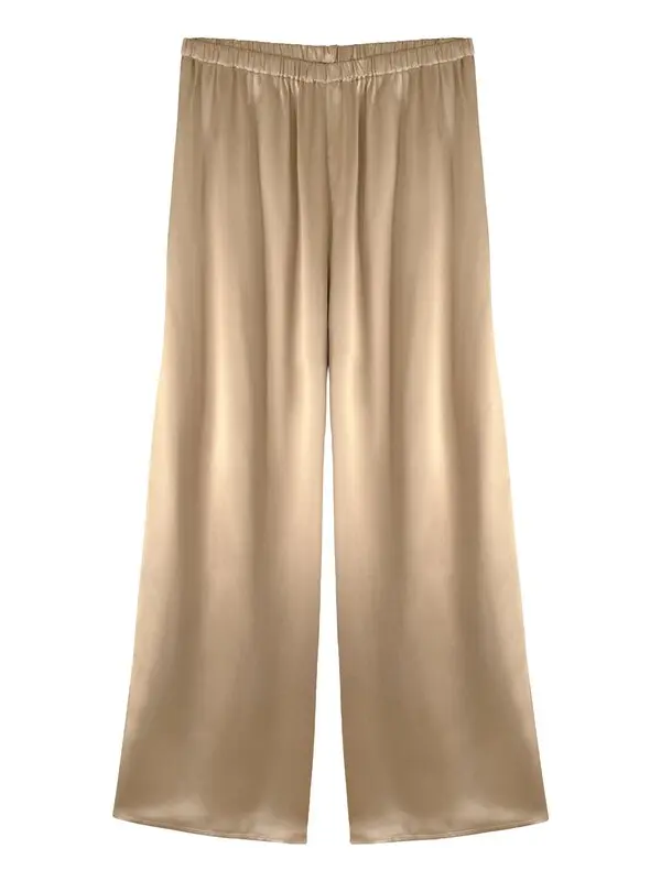 ALFIE Sateen Pajama Pants - Gold