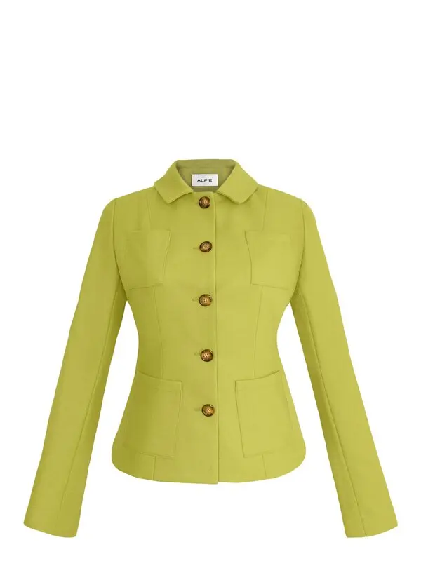 ALFIE Abby Wool Jacket - Green