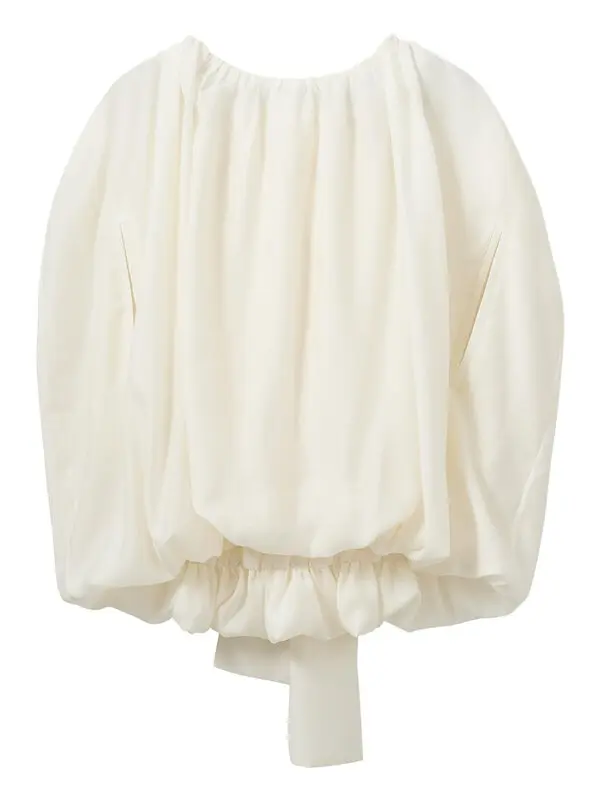 THE GARMENT Eleanor Bubble Top - White