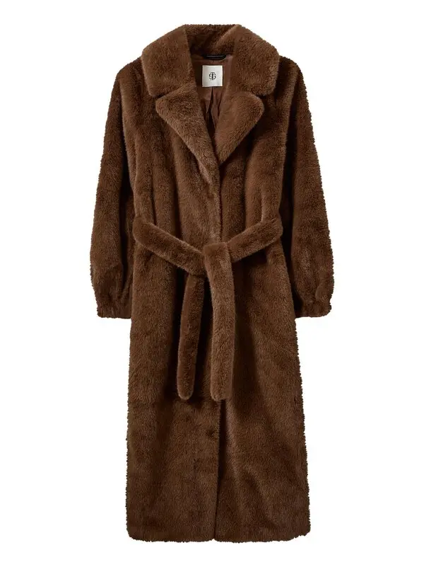 THE GARMENT Bianchi Faux Fur Coat - Brown