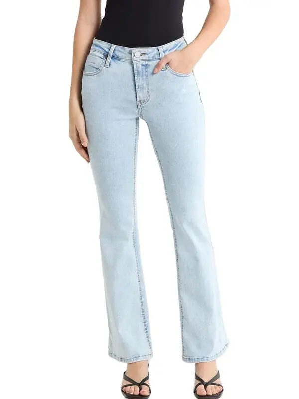 CITY BLUES Eiffel Flare Jeans - Snow