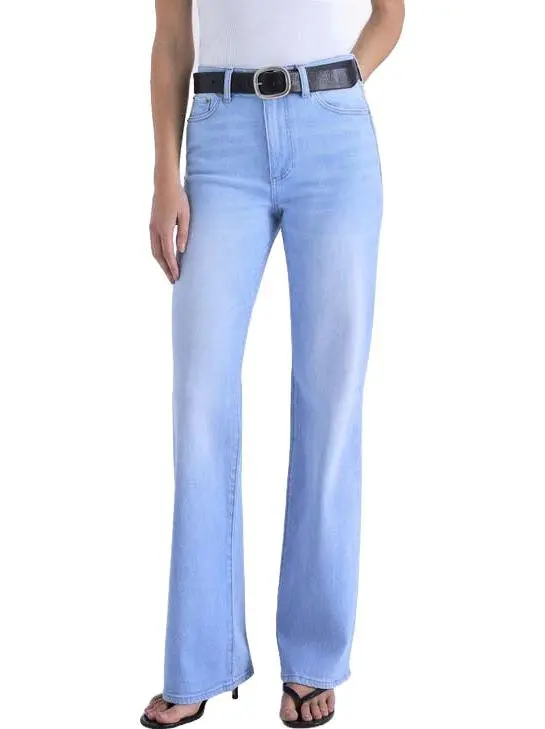 PISTOLA Evie High Waist Slim Bootcut Jeans - Windswept