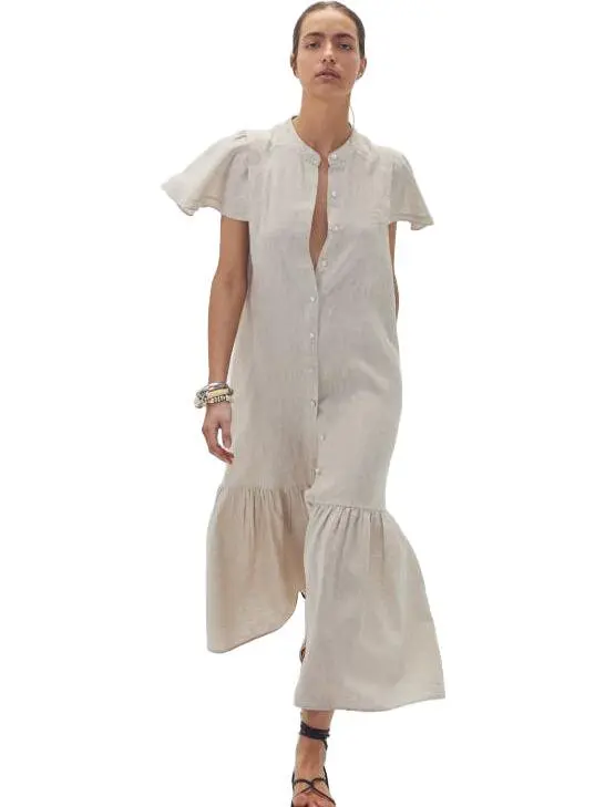 Lanhtropy Willow Linen Dress - Natural