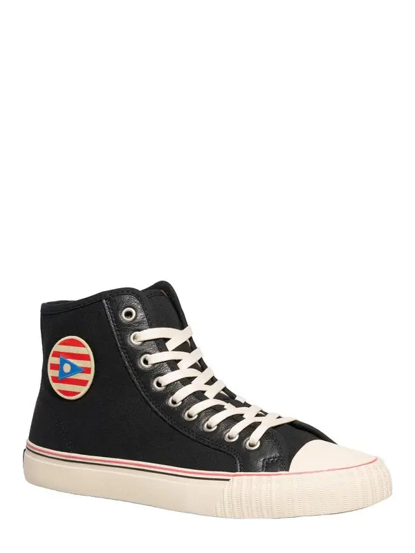 P.F. FLYERS Slightly Choppy Center High-top Sneakers - Black-slightly Choppy