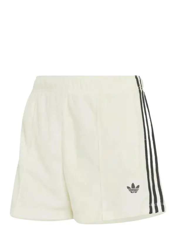 Adidas Logo Detail Mini Shorts - Neutrals