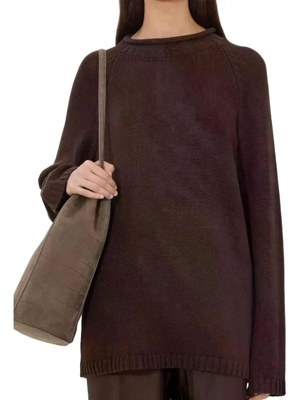 Loulou De Saison Zima Raglan-sleeve Sweater - Brown