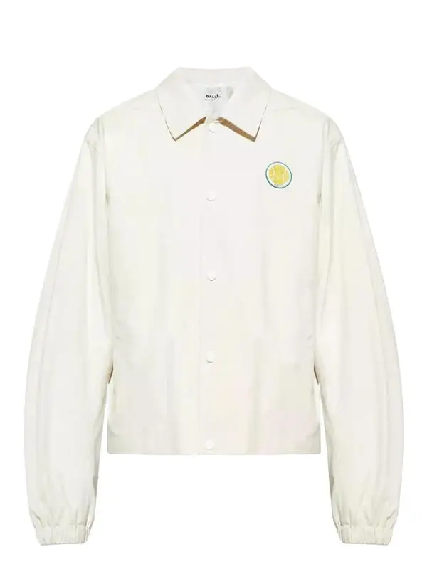 Bally Embroidered Shirt Jacket - Neutrals