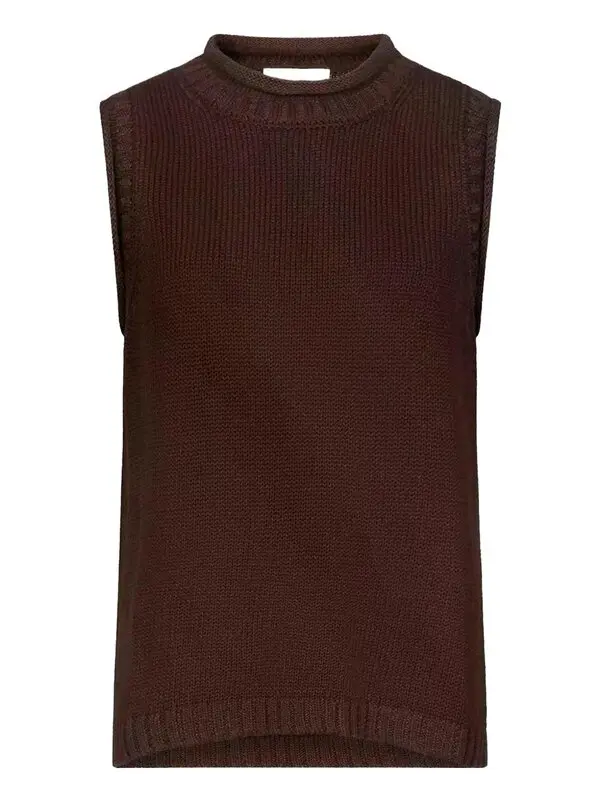Loulou De Saison Effy Rolled Collar Ribbed Top - Black