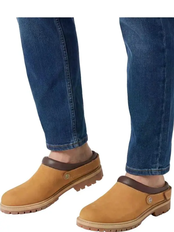 Timberland Round Logo Mules - Neutrals