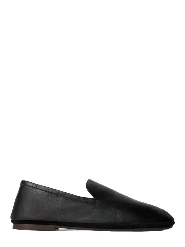 LEMAIRE Lemiare Nappa Lambskin Slip-on Slippers - Black