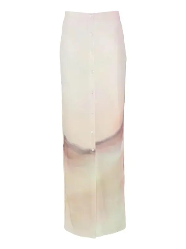 Nanushka Button-down Maxi Skirt - Neutrals