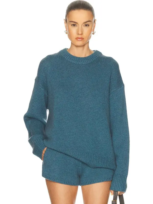 LISA YANG Renske Cashmere Sweater - Fjord
