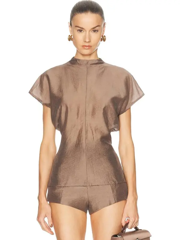 L'academie By Marianna Harmi Top - Brown