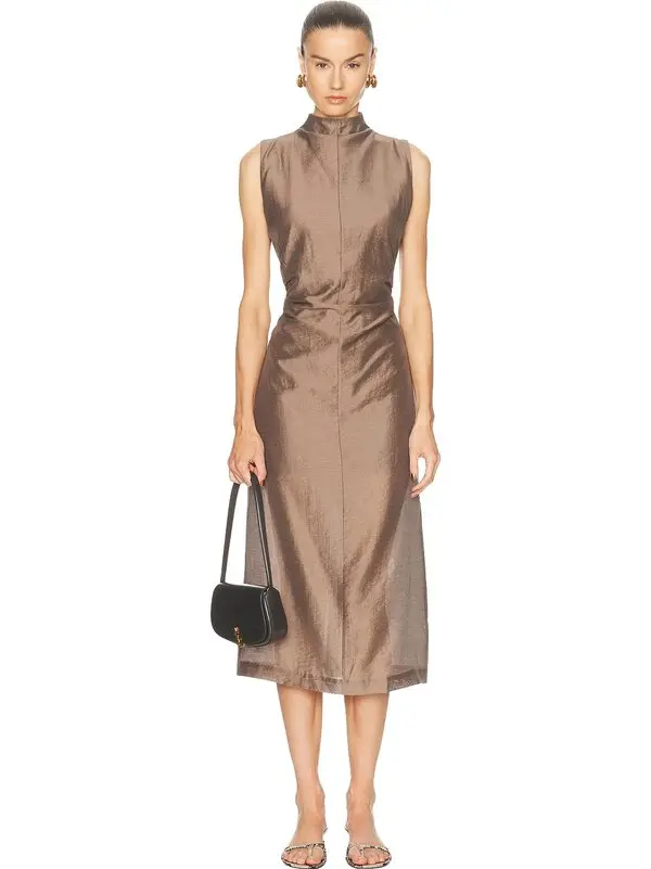 L'academie By Marianna Harmi Midi Dress - Brown