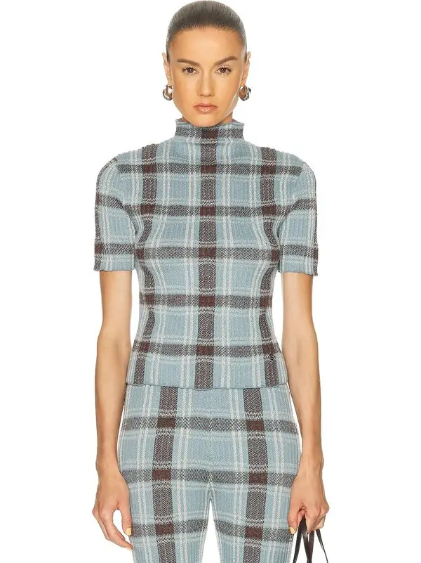 Acne Studios Kosa Top - Blue & Brown