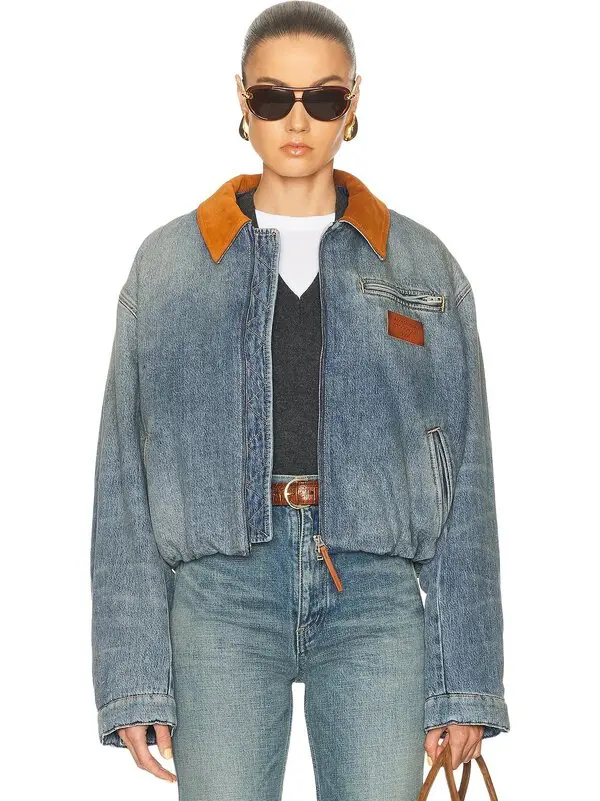 Acne Studios Okra Jacket - Mid Blue