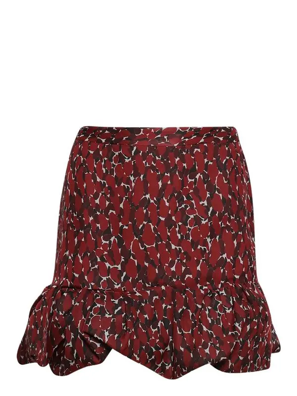 Saint Laurent Mini Skirt - Red