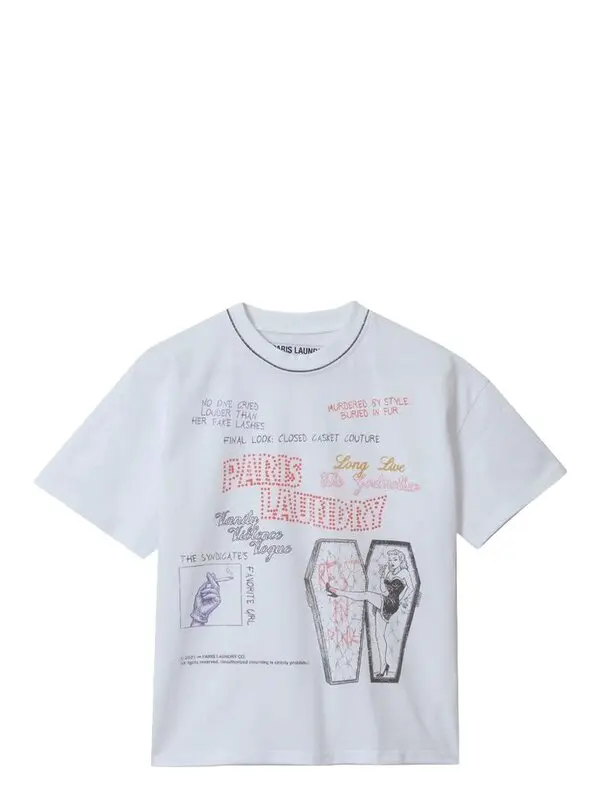 PARIS LAUNDRY Godmother Tee - White