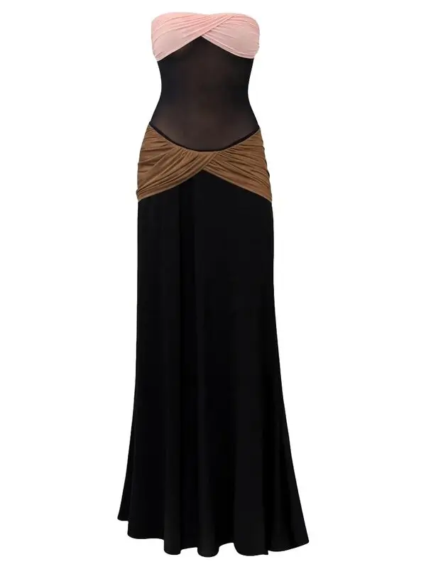 Burc Akyol Caryatid Jersey Dress - Black