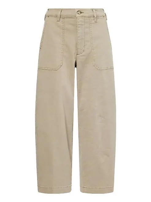 FRAME The Ranger Utility Stretch-cotton Trousers - Thyme